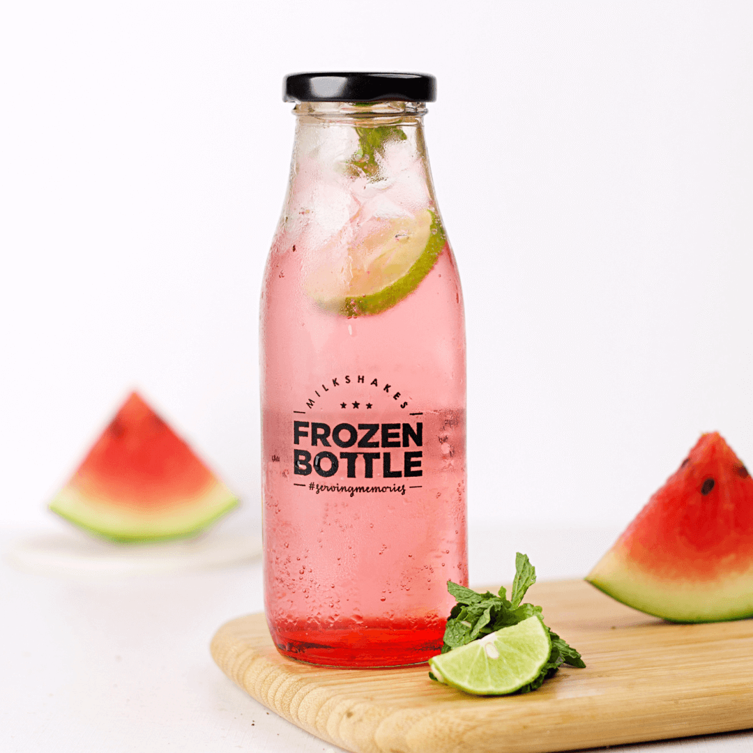 Red Melon Tail Mocktail Frozen Bottle