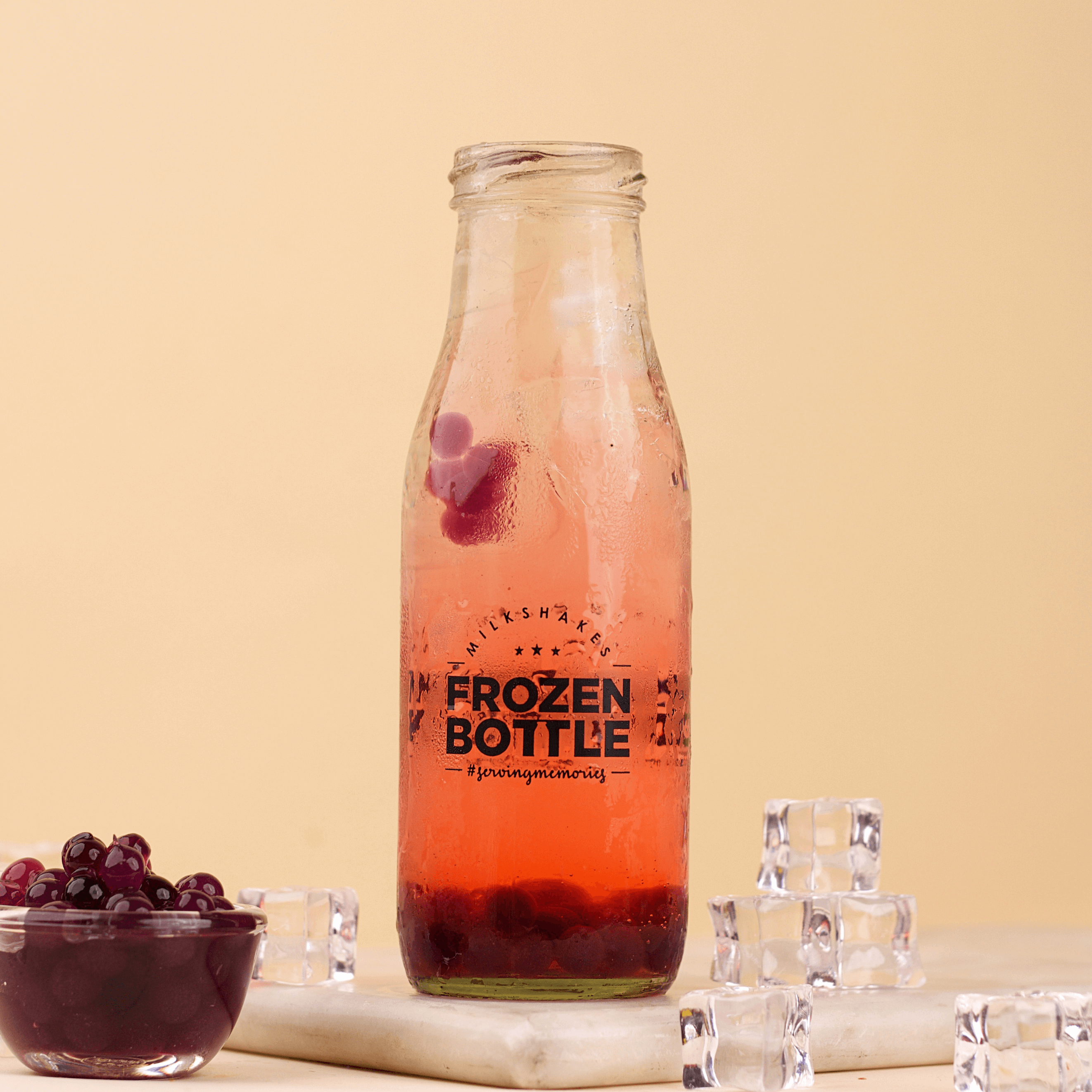 Cranberry Berry Blast Boba Mocktails | Zesty Fruity Drink – Frozen Bottle