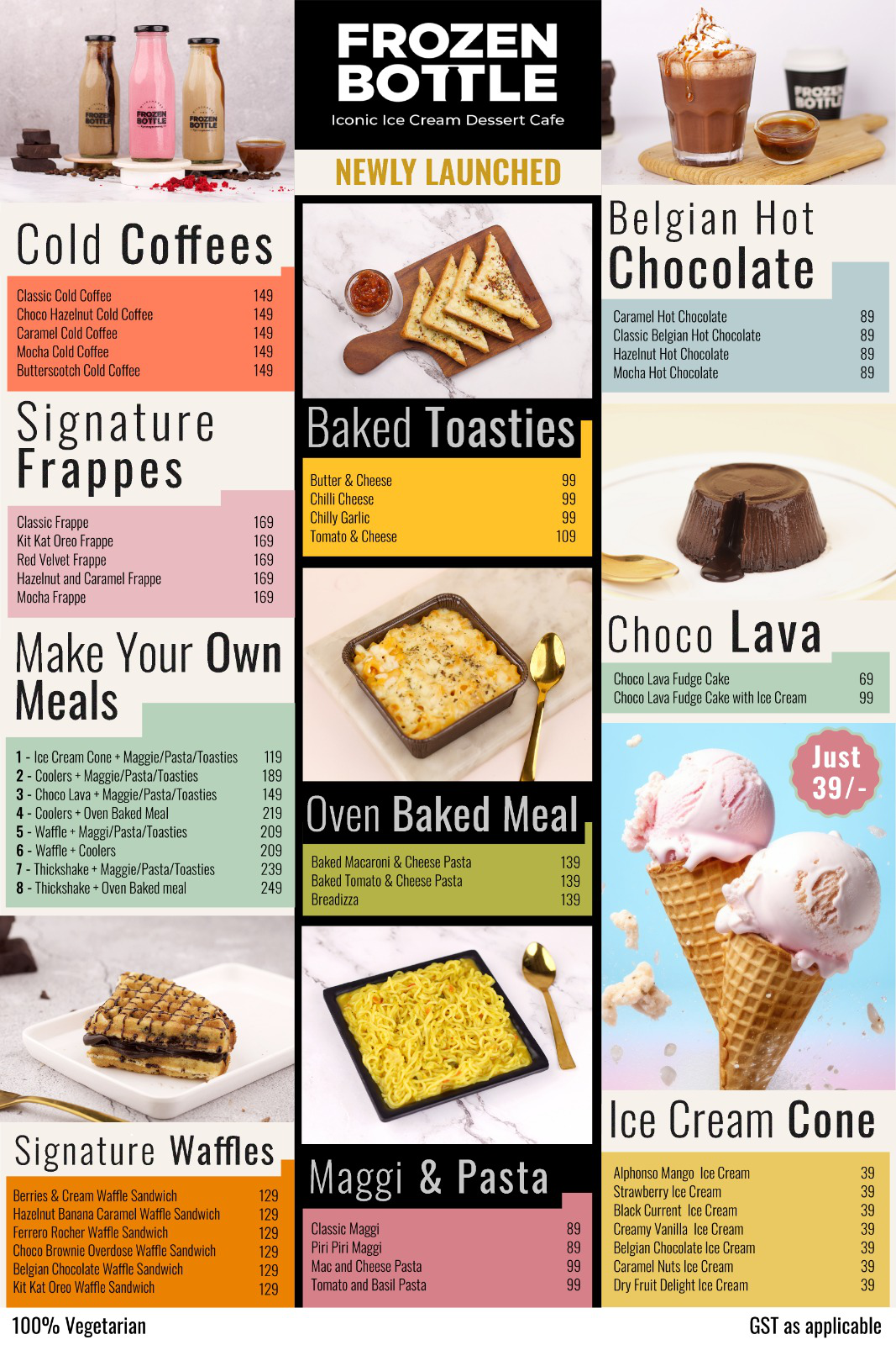 Frozen Bottle Store Menu | Order your favorite Desserts