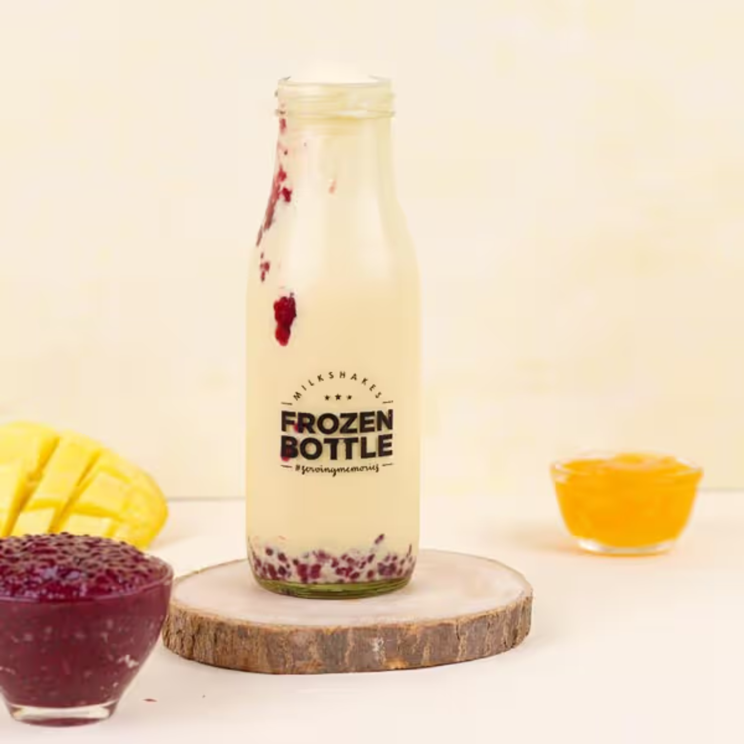 Mango Falooda Milkshake | No.1 Summer Drink – Frozen Bottle