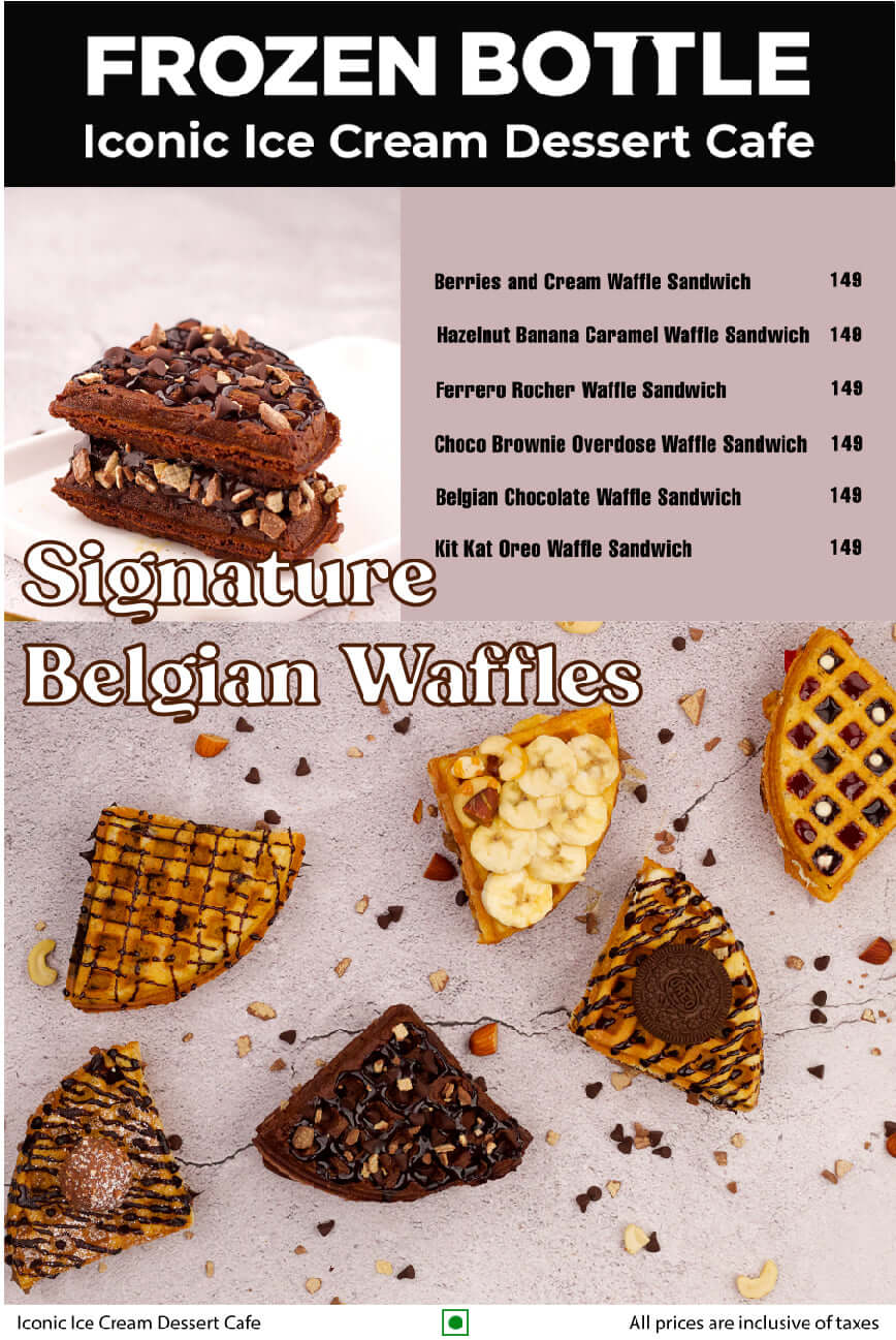 Frozen Bottle Store Menu | Order your favorite Desserts